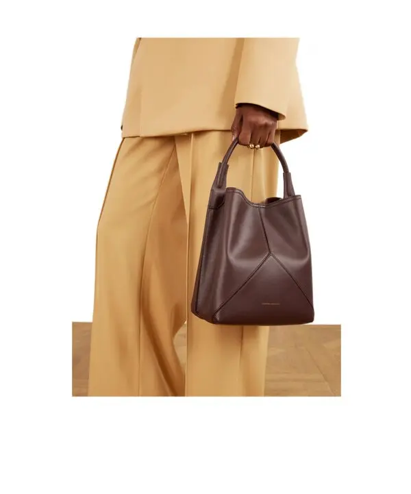 Victoria Beckham Solid Color Bucket Bag