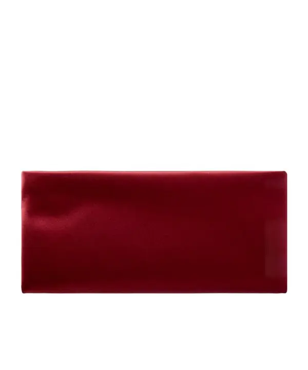 TOM FORD Leather-trimmed Satin Clutch