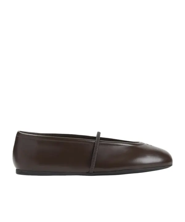 Miu Miu Round-toed Ballet Shoes
