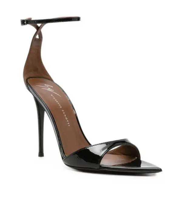 GIUSEPPE ZANOTTI Patent-leather Pointed Sandals