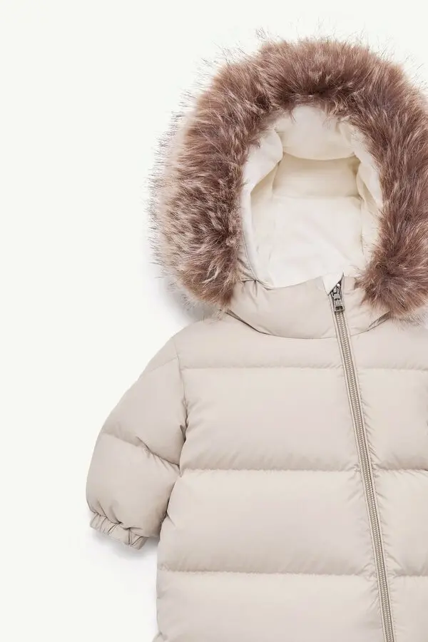 Moncler Yorick Hooded Down Snowsuit With Detachable Fur Trim