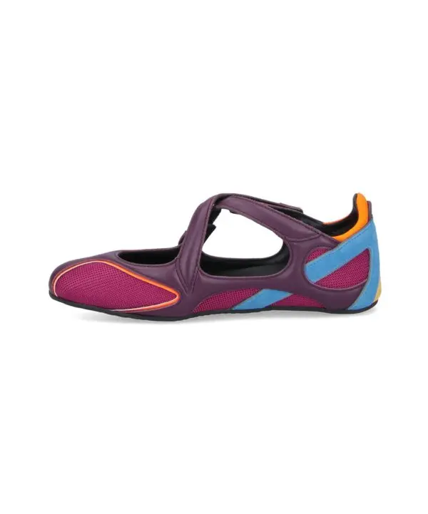 Attico Cutout Strap Flat Shoes