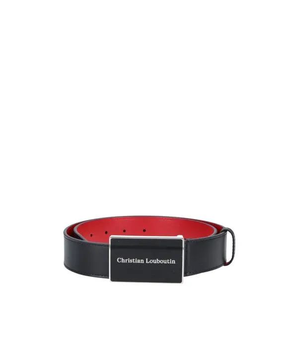 CHRISTIAN LOUBOUTIN Logo Belt