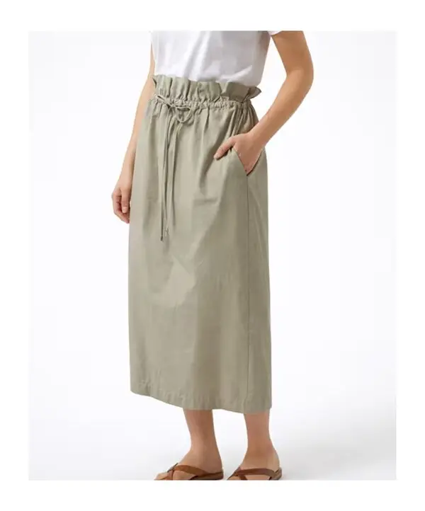 Liu Jo Gathered Waist Midi Skirt