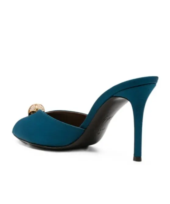 GIUSEPPE ZANOTTI Crystal-embellished Peep-toe Sandals