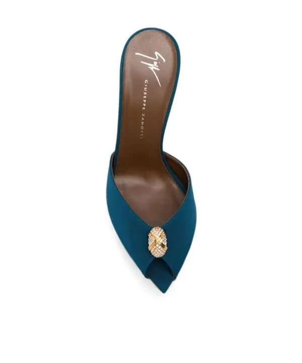 GIUSEPPE ZANOTTI Crystal-embellished Peep-toe Sandals
