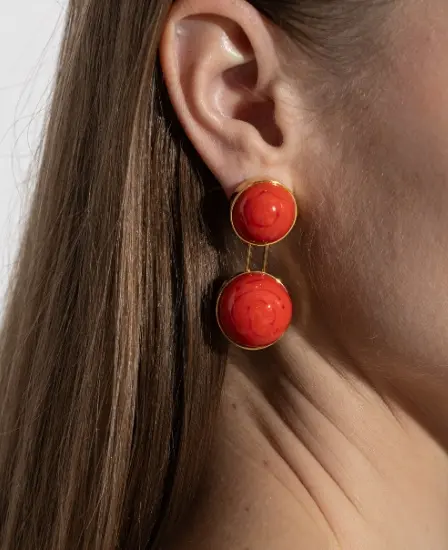 Alaïa Spherical Detail Earrings