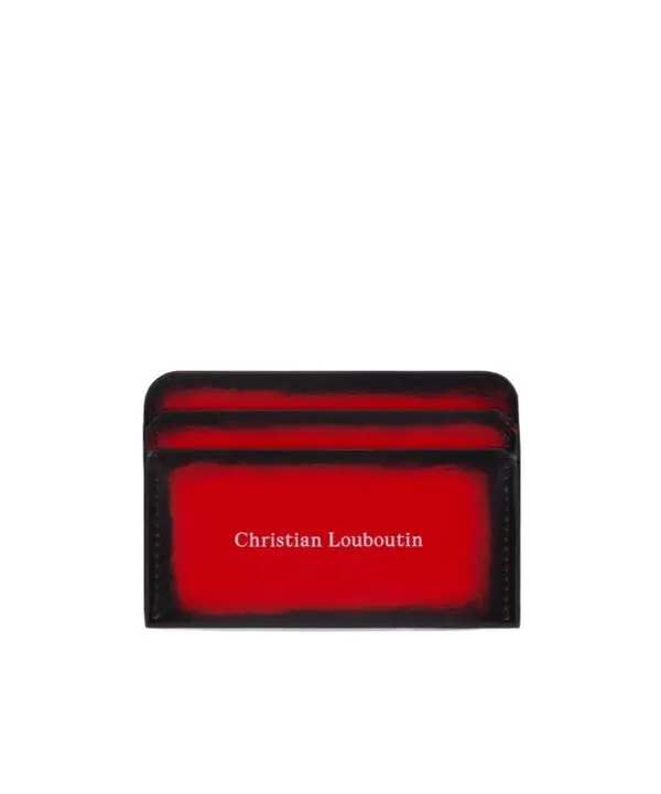 CHRISTIAN LOUBOUTIN Canopy Card Holder - Red