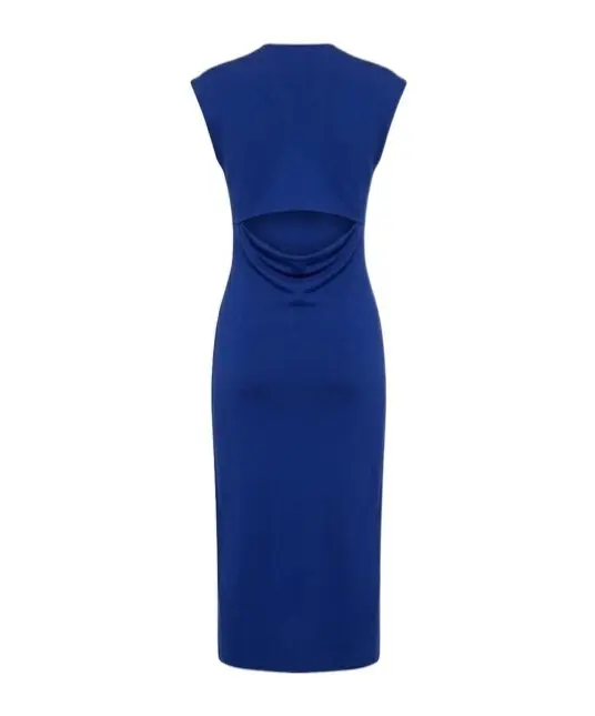 JIL SANDER Cap Sleeve Fitted Knee-length Dress