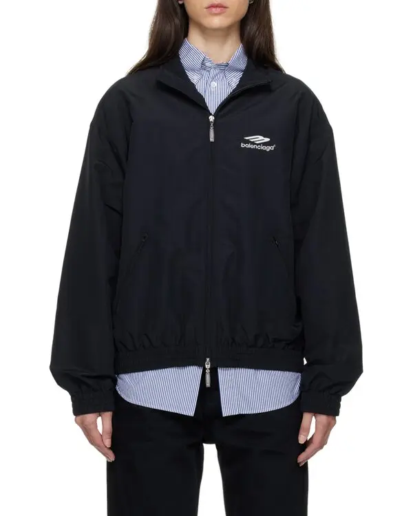 Balenciaga Embroidered-logo Sports Jacket