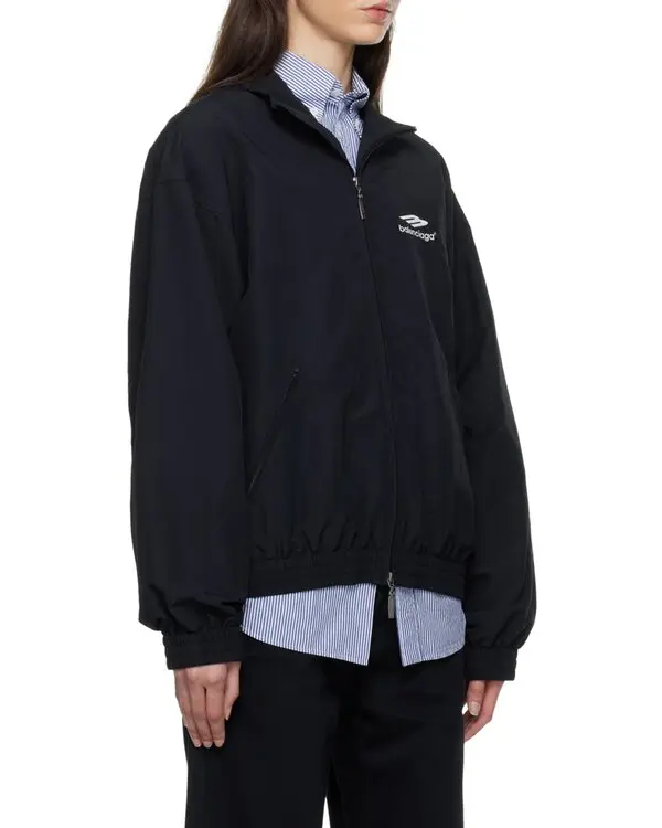 Balenciaga Embroidered-logo Sports Jacket