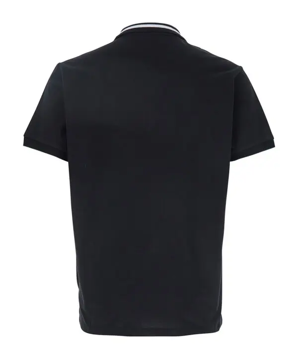 VIVIENNE WESTWOOD Orb Embroidered Short-sleeved Polo Shirt - Black