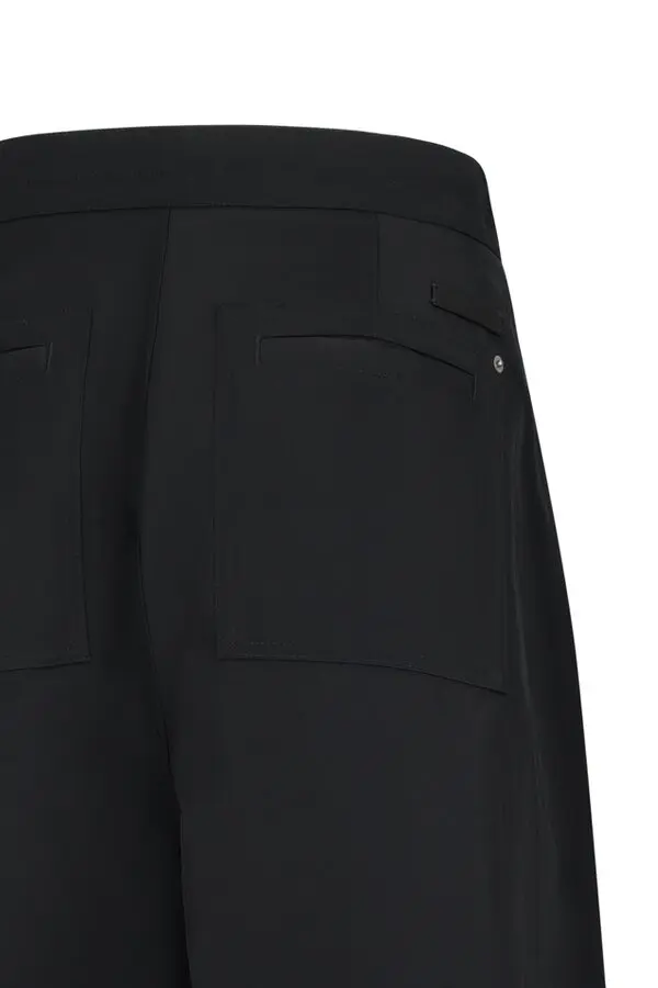 AMI Paris Wide Leg Pleated Pants