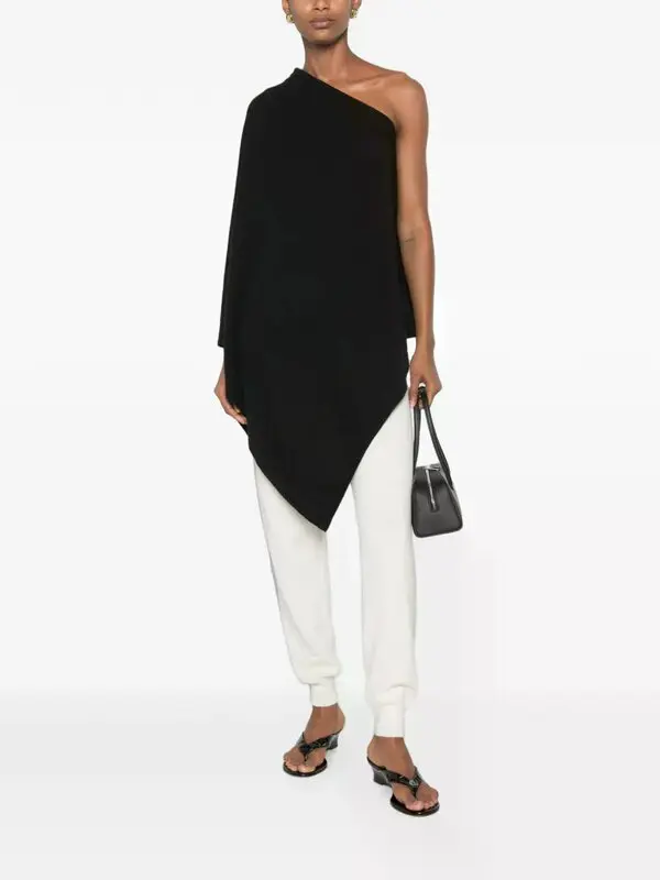 SERGIO MORETTI FIRENZE White Knitted Drawstring Track Pants