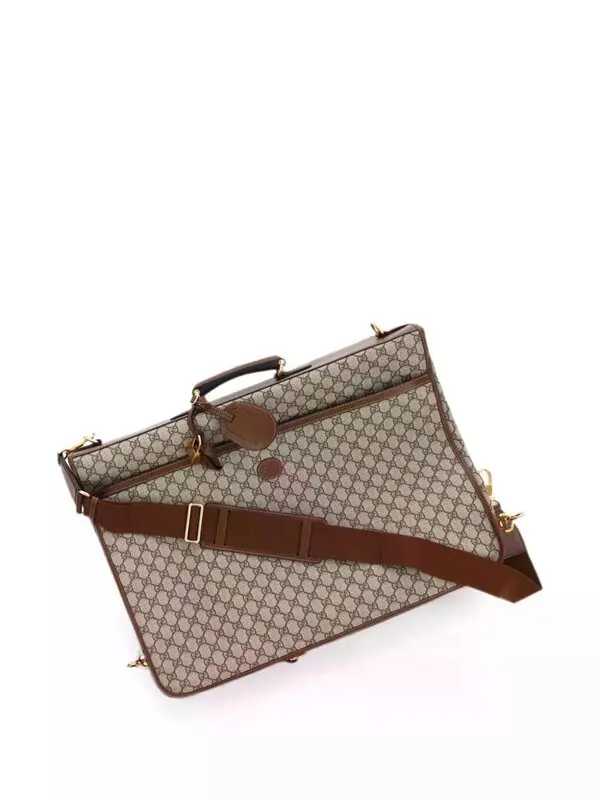 Gucci Gg Coated Canvas Travel Bag