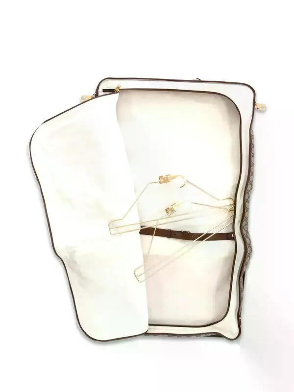 Gucci Gg Coated Canvas Travel Bag