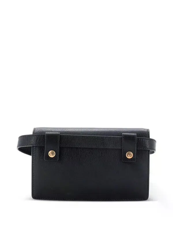 Dior Saddle Rectangular Belt Bag - Black