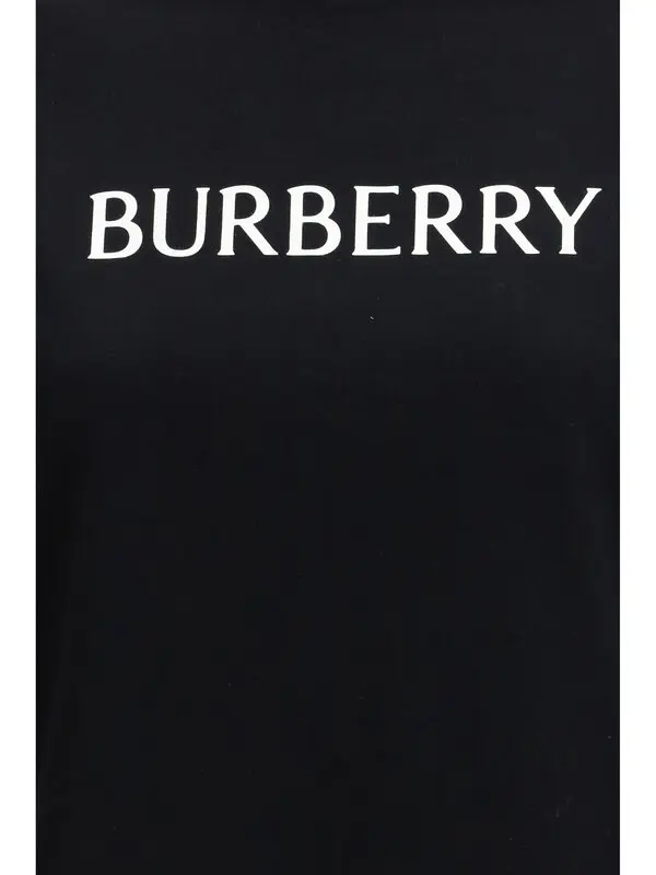 Burberry Cotton Logo T-shirt - Black