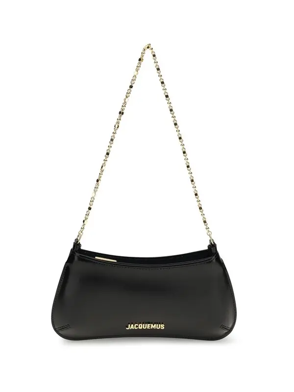 Jacquemus Bisou Chaine Small Shoulder Bag - Black