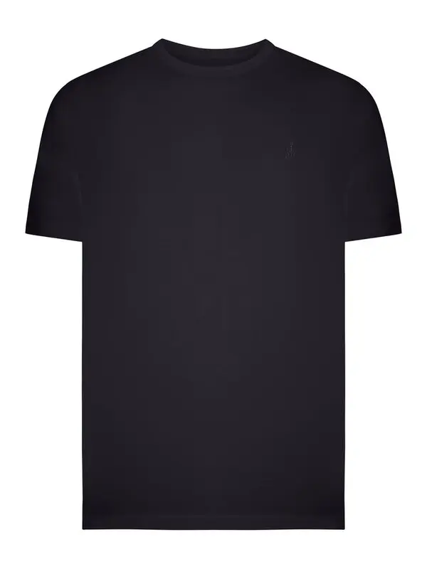 JW Anderson J.w.anderson T-shirt With Embroidered Anchor - Black