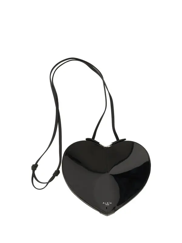 Alaïa Le Coeur Heart Shoulder Bag - Black