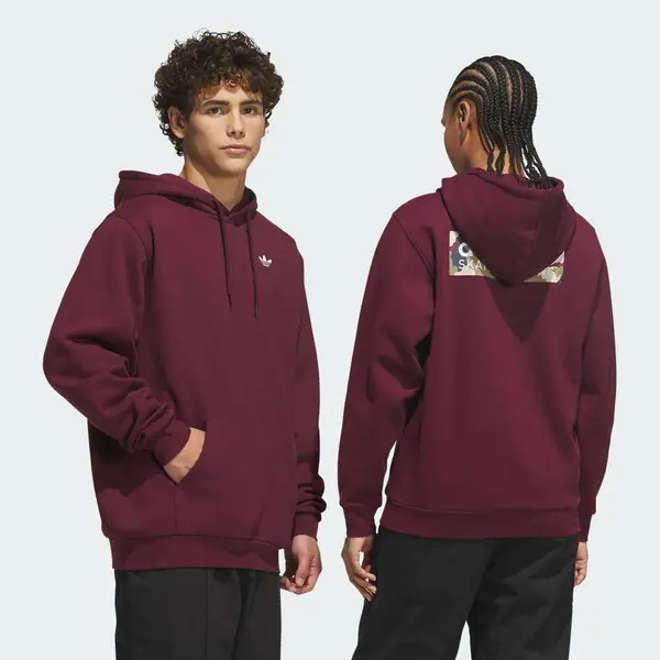 Adidas Skateboarding Logo Hoodie - Maroon