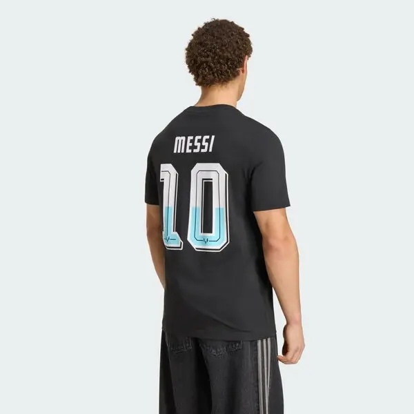 Adidas Messi Name&number Graphic T-shirt - Black