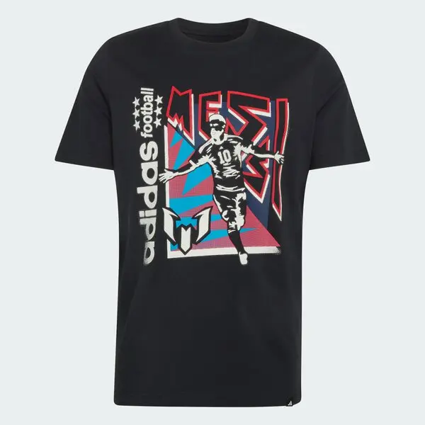 Adidas Messi Fun Graphic T-shirt - Black