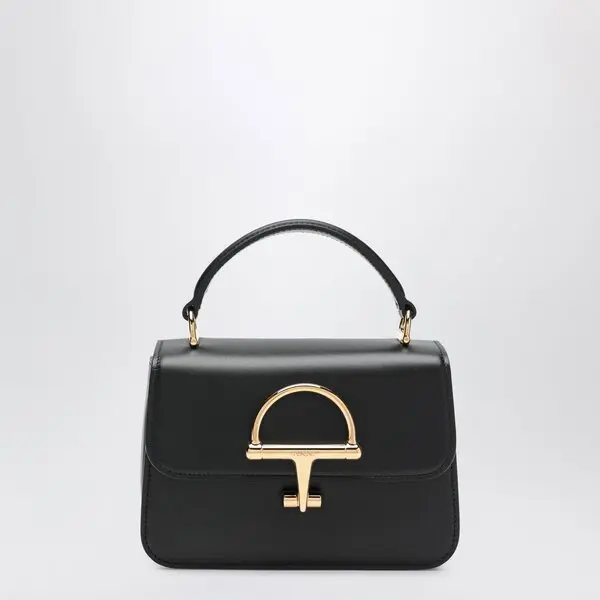 Gucci Small Siena Top Handle Bag In Leather - Black
