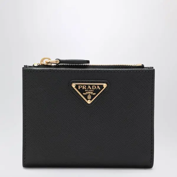 Prada Saffiano Leather Wallet - Black