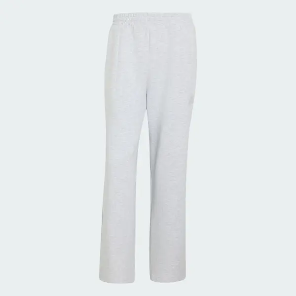 Adidas Soft Lux Straight Leg Pants - Light Grey Heather