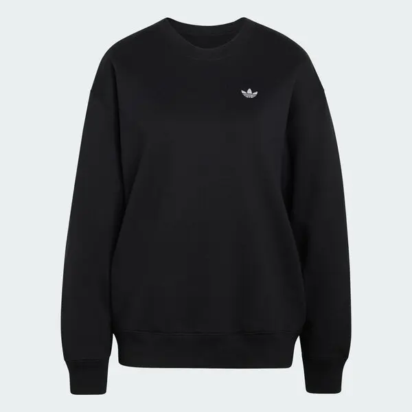 Adidas Essentials Crewneck Long Fleece Oversized Sweatshirt