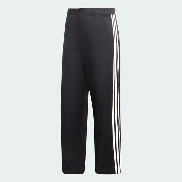 Adidas 3-stripes Pleated Pants - Black