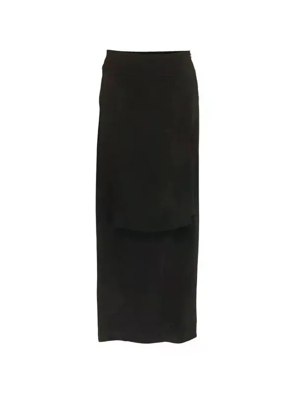 Givenchy Mini Skirt With Overlay Detail - Black