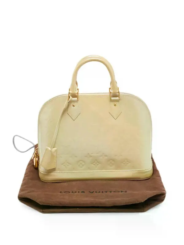 LOUIS VUITTON Alma Monogram Vernis Pm Tote Bag