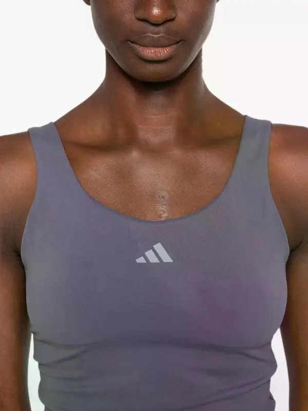 Adidas Logo-print Cropped Top