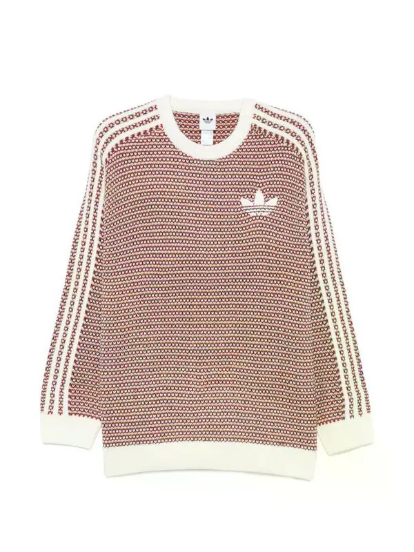 Adidas Trefoil Logo Embroidered Sweater