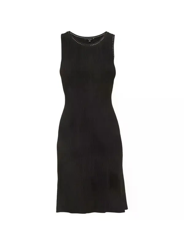 Gucci Rib-knit Sleeveless Midi Dress - Black
