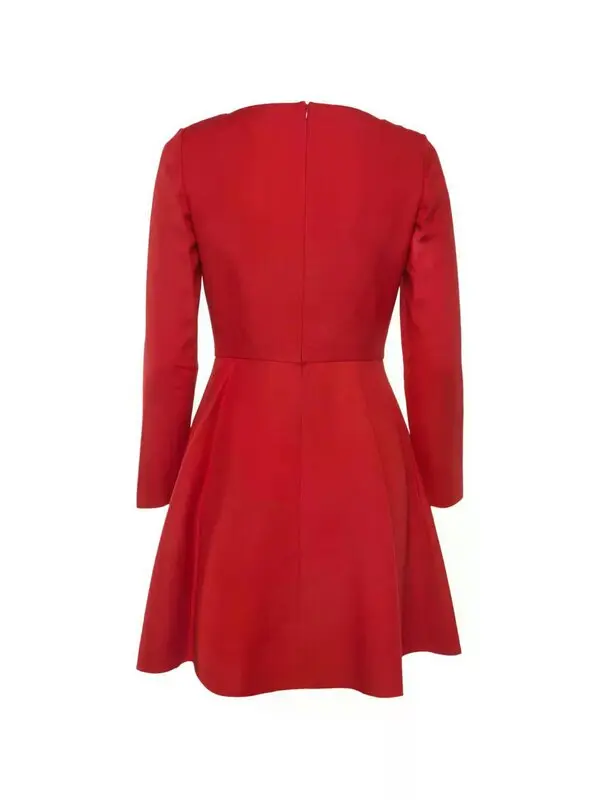 Valentino Garavani Crepe Mini Dress - Red