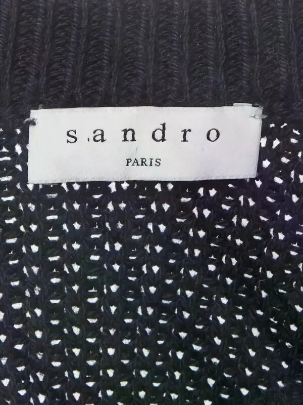 Sandro Ribbed-knit Crewneck Sweater