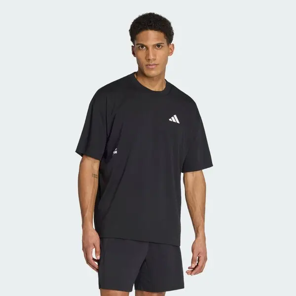 Adidas Climacool Fun Training Graphic T-shirt - Black