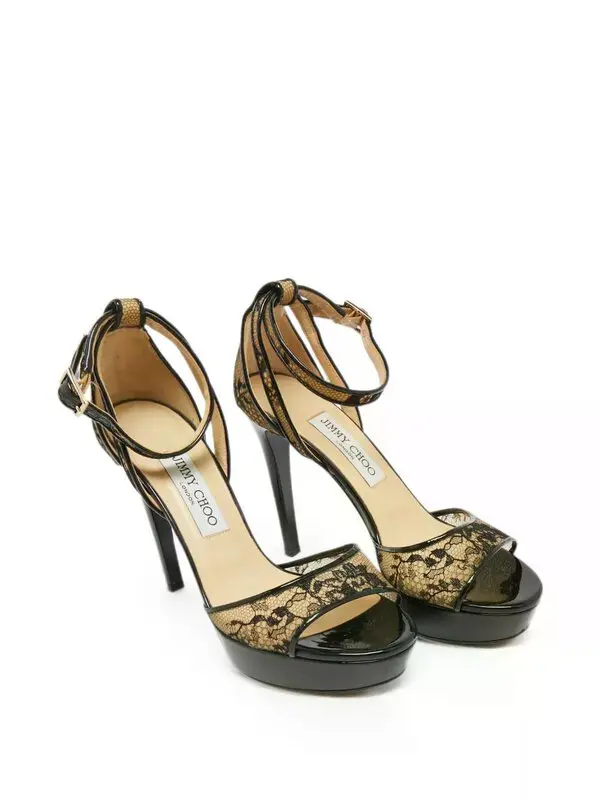 JIMMY CHOO Fitch Lace Sandals