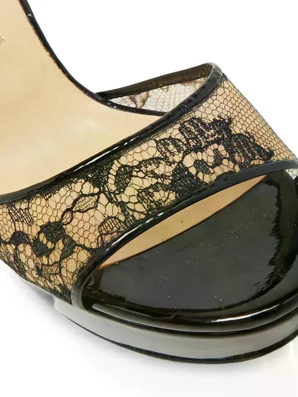 JIMMY CHOO Fitch Lace Sandals