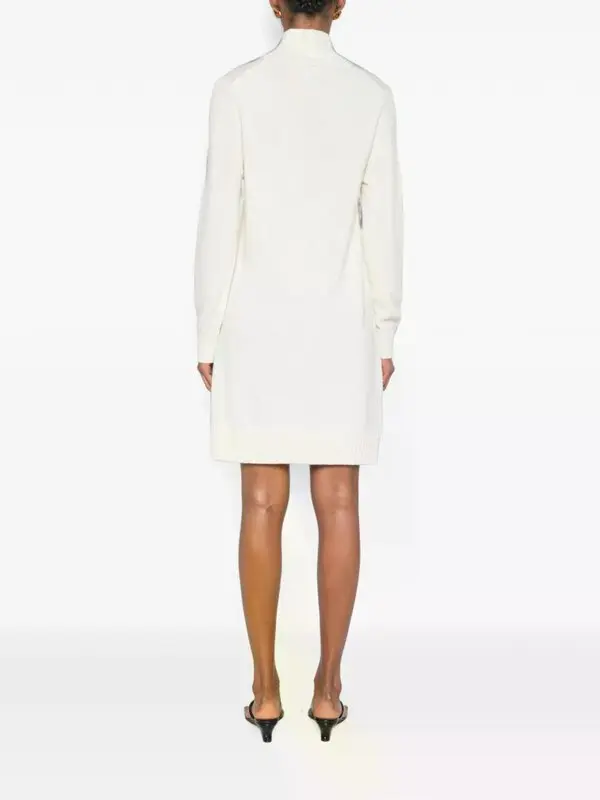 SERGIO MORETTI FIRENZE High-neck Knitted Dress