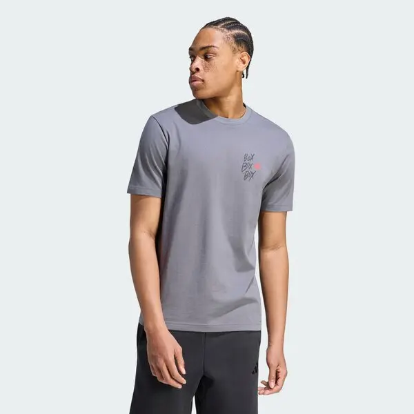 Adidas Motorsport Box 3 Graphic T-shirt - Grey Five