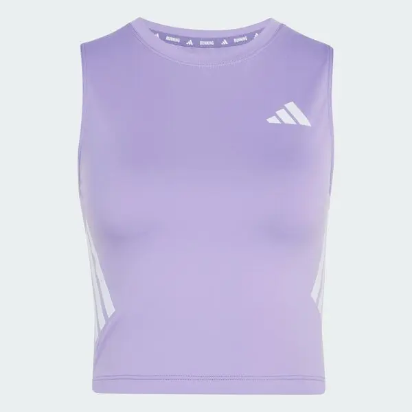 Adidas Adi365 Iconic Running Crop Tank - Magic Lilac