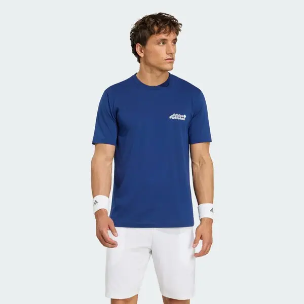Adidas Pickleball Kitchen Graphic T-shirt - Dark Blue