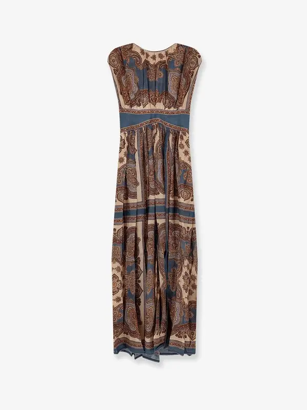 Zimmermann Mahon Silk Long Dress - Multicolor