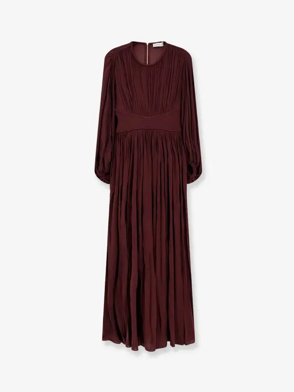 Zimmermann Luna Billow Stretch Viscose Long Dress - Multicolor
