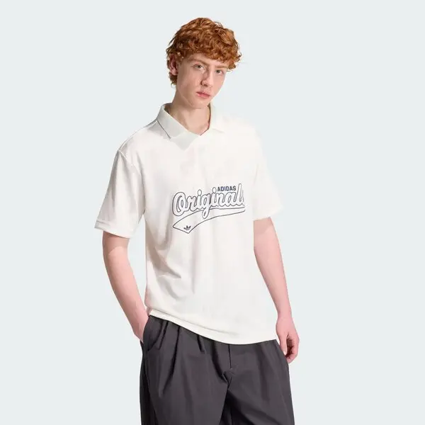 Adidas Jacquard Originals Soccer Jersey - Cloud White